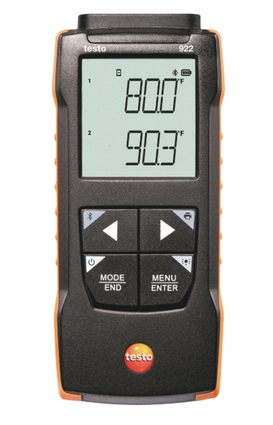 Testo 922 | Type K dual channel thermometer | BSRIA Instrument Solutions