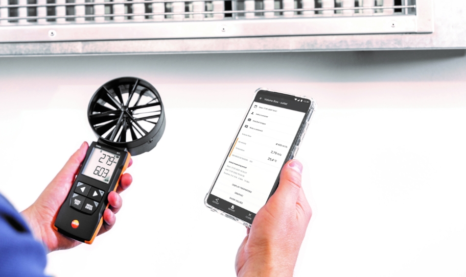 Testo 417 | 100 mm vane anemometer | BSRIA Instrument Solutions